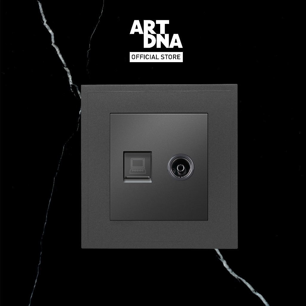ART DNA รุ่น D3 Computer&TV Socket design switch สวิตซ์ไฟโมเดิร์น ...