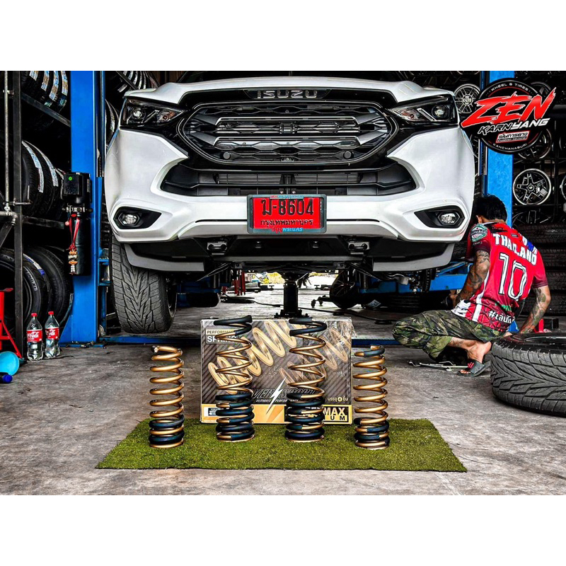 สปริงโหลด SILVER STREET MAX PREMIUM ตรงรุ่นสำหรับ MU-X ,PAJERO ...