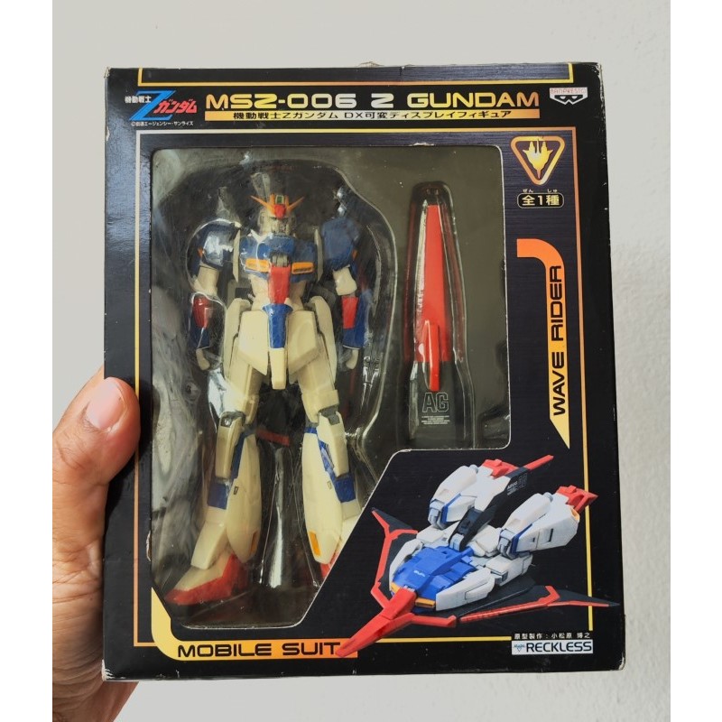 ฟิกเกอร์ กันดัม งานเก่า หายาก Mobile Suit Z Gundam DX Variable MSZ-006 Zeta Gundam Reckless ...