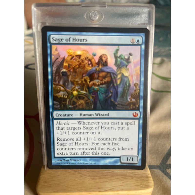 การ์ด MTG Sage of Hours Blue Magic the gathering EDH รุ่น JOU สภาพ Ex ...