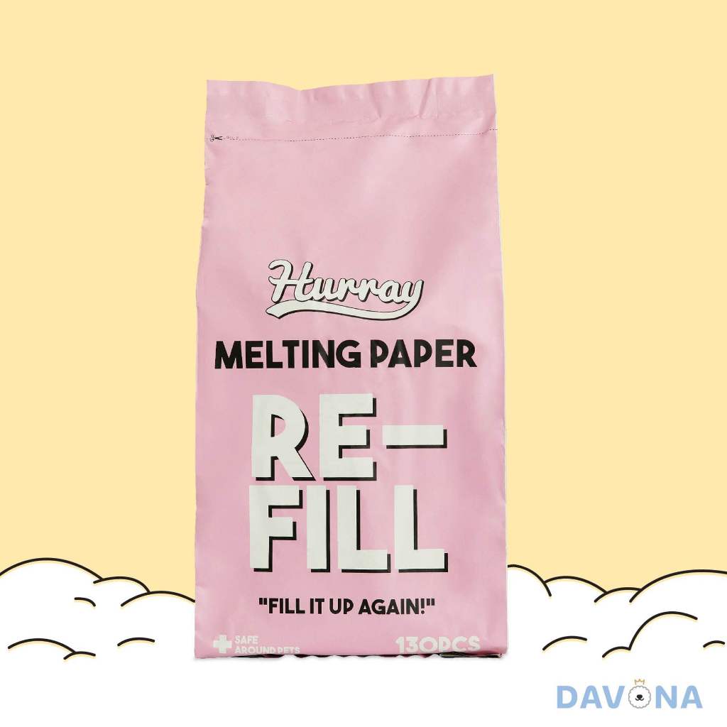 MELTING PAPER 130 SHEETS REFILL | Shopee Thailand