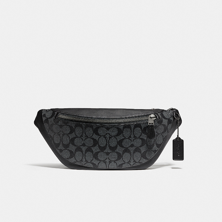 Coach 78777 Warren Belt Bag In Signature Canvas (QBMI5) กระเป๋าคาดอก ...
