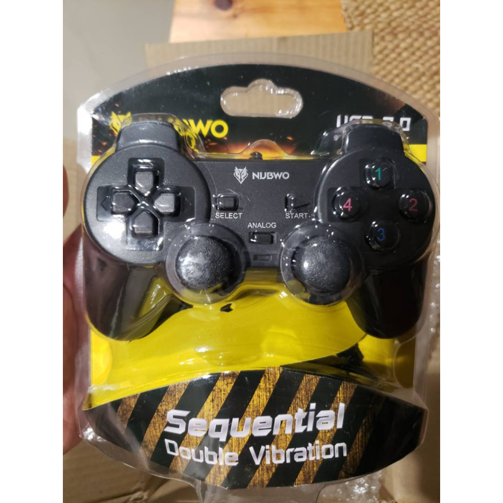 จอย Nubwo NJ-43 Sequential Gaming Controller จอยสติ๊กสำหรับเล่นเกม ระบบสั่นสองชั้น (รับประกัน ...