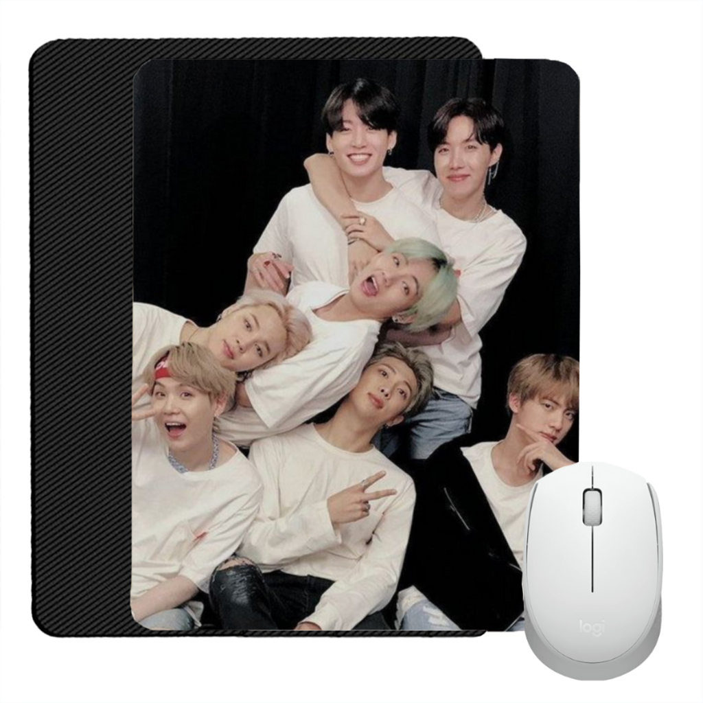 Mouse Pad แผ่นรองเมาส์ Rm อาร์เอ็ม Jin จิน Suga ชูก้า จีมิน Park Ji Min 4927