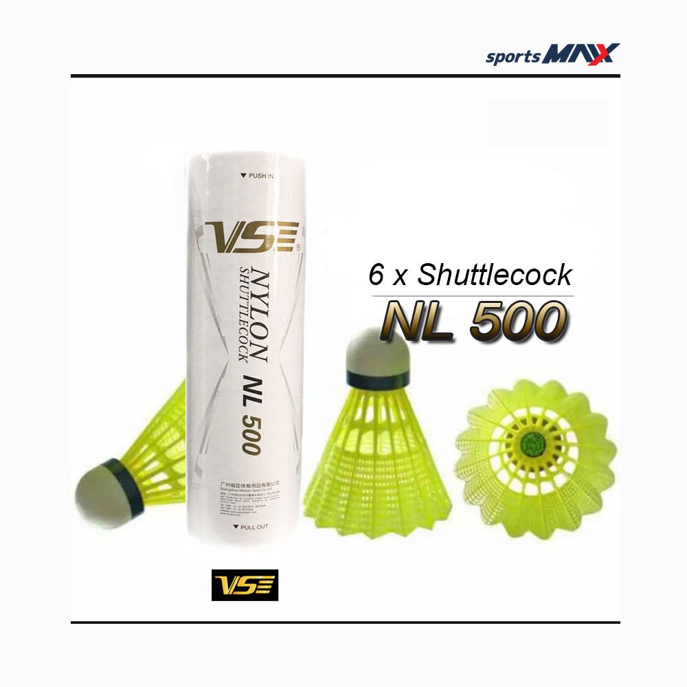 (ของแท้) ลูกแบดพลาสติก VS รุ่น NL500 (บรรจุ 6 ลูก) ลูกแบดมินตัน ...