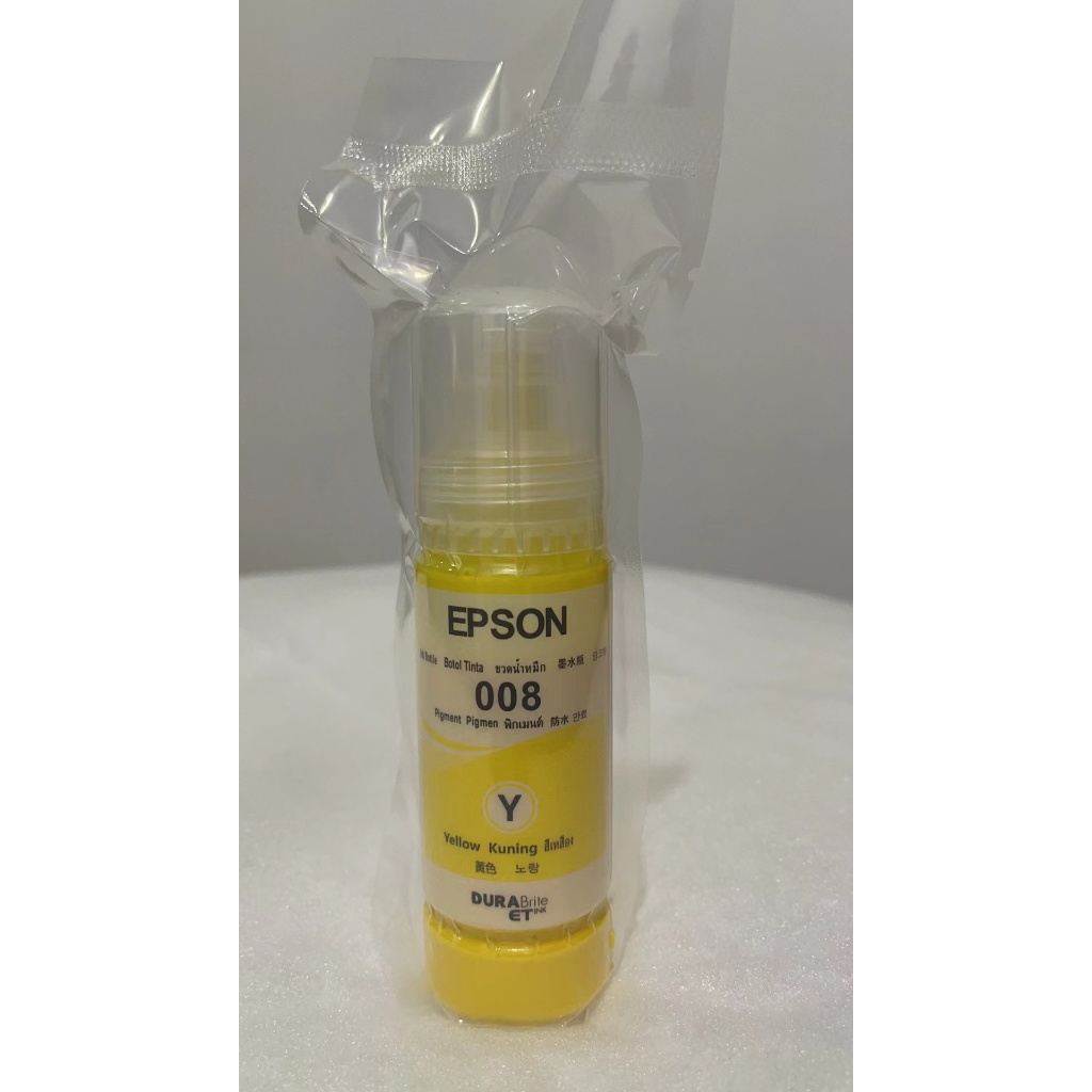 หมึกกันน้ำทุกสี 008 BK C M Y ใช้งานกับเครื่องรุ่น EPSON L6560 L6570 L6580 L15150 L15160 | Shopee ...