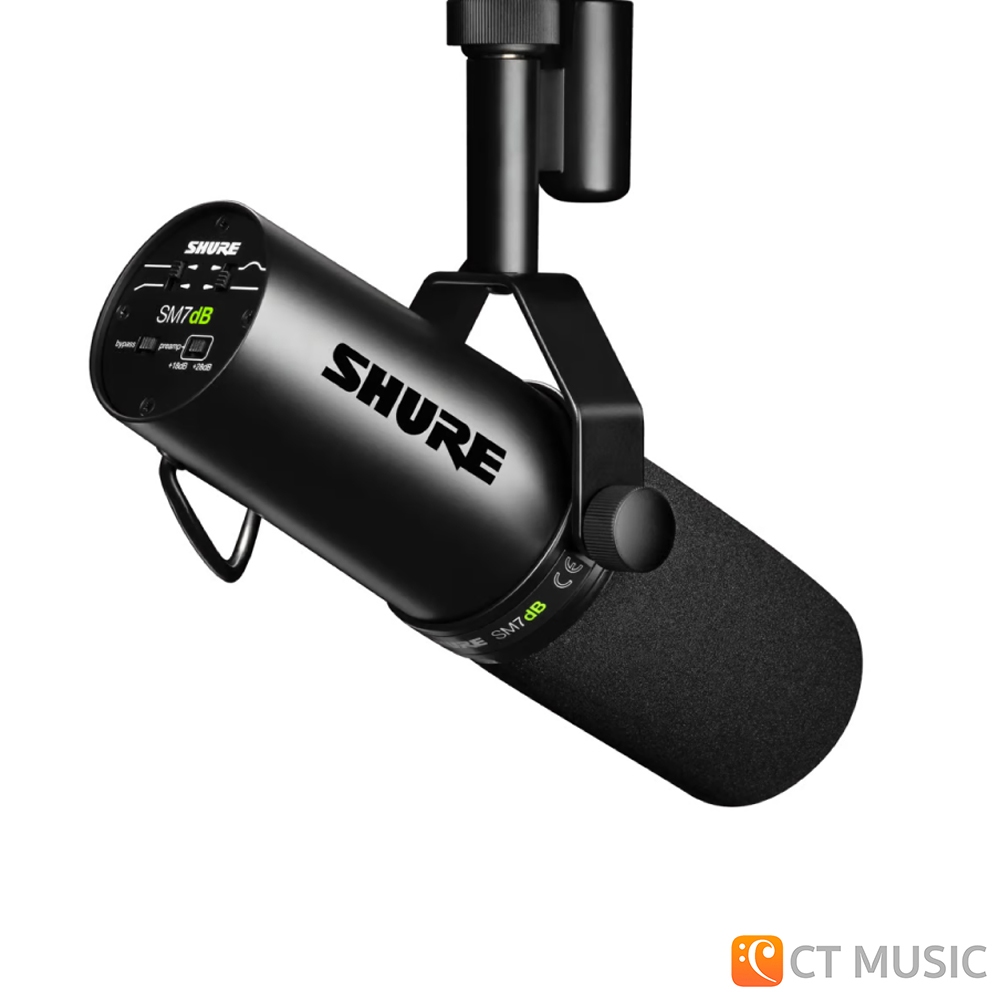 Shure SM7dB Vocal Microphone Built-In Preamp Dynamic ไมโครโฟน ไดนามิค ประกันศูนย์มหาจักร SM7 DB ...