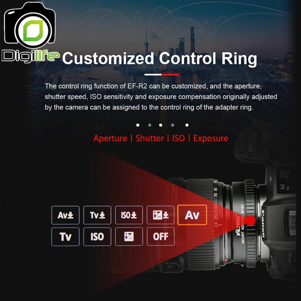 Viltrox Adapter EF-R2 Auto Focus แปลงเลนส์ Canon EF,EF-S ใส่กล้อง EOS R ...