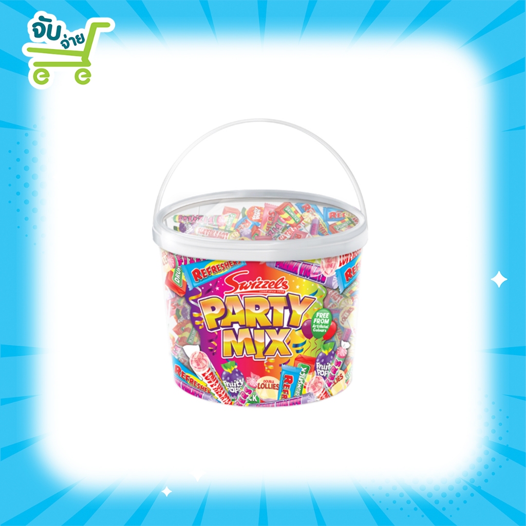Swizzels Party Mix 785g สวิซเซิล ลูกอมและลูกอมเคี้ยวหนึบ 785กรัม Haribo ...