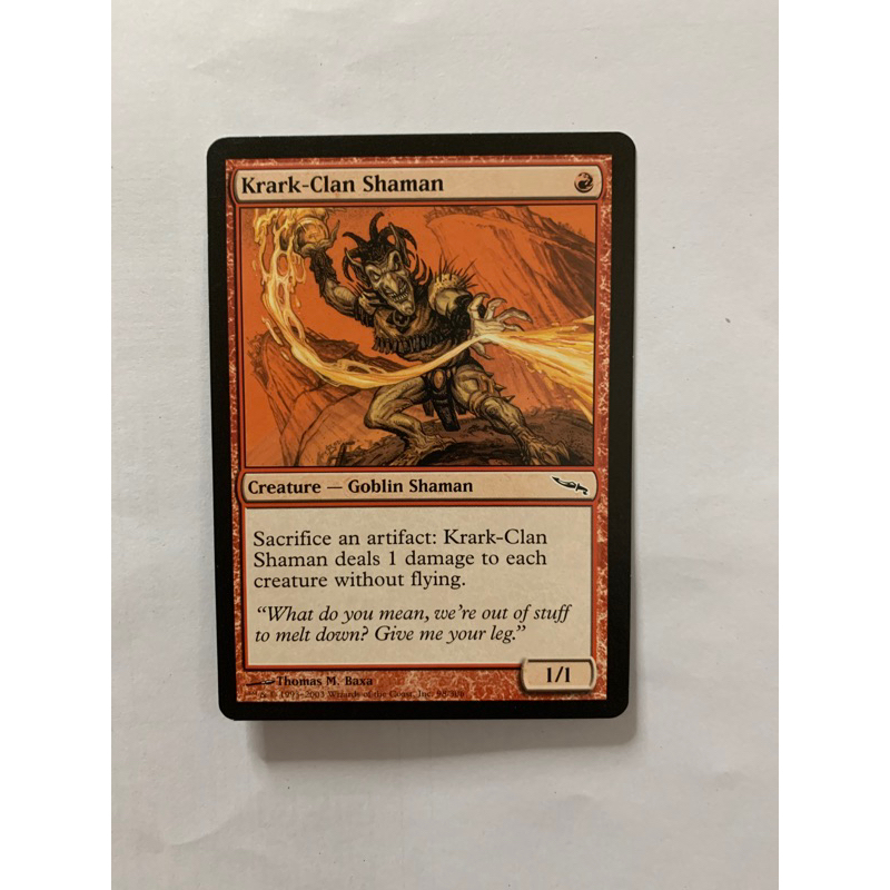 Krark-Clan Shaman , Commander EDH MTG SINGLE CARD | Shopee Thailand