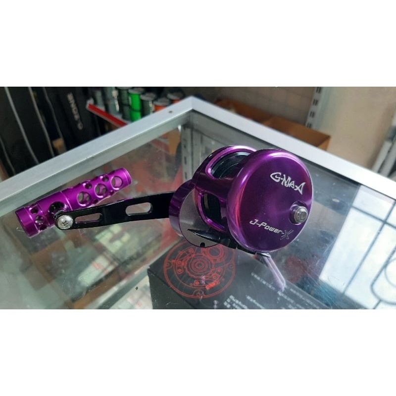 ขาย รอกเบท G Max J Power X หมุนขวา สีม่วงสปูนดำ มือสอง | Shopee Thailand