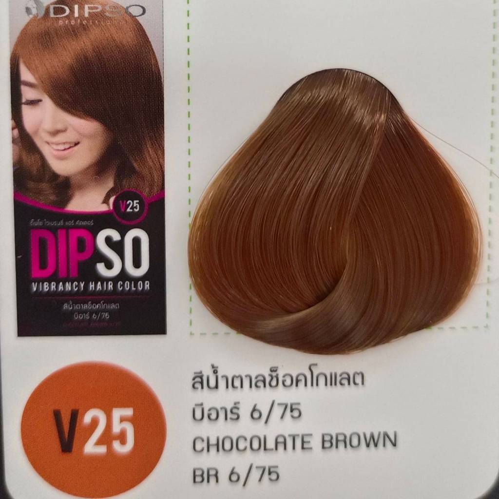 สีดิ๊พโซ่ Dipso สีย้อมผมดิ๊พโซ่ ไม่มีแอมโมเนีย ขนาด60มล. | Shopee Thailand