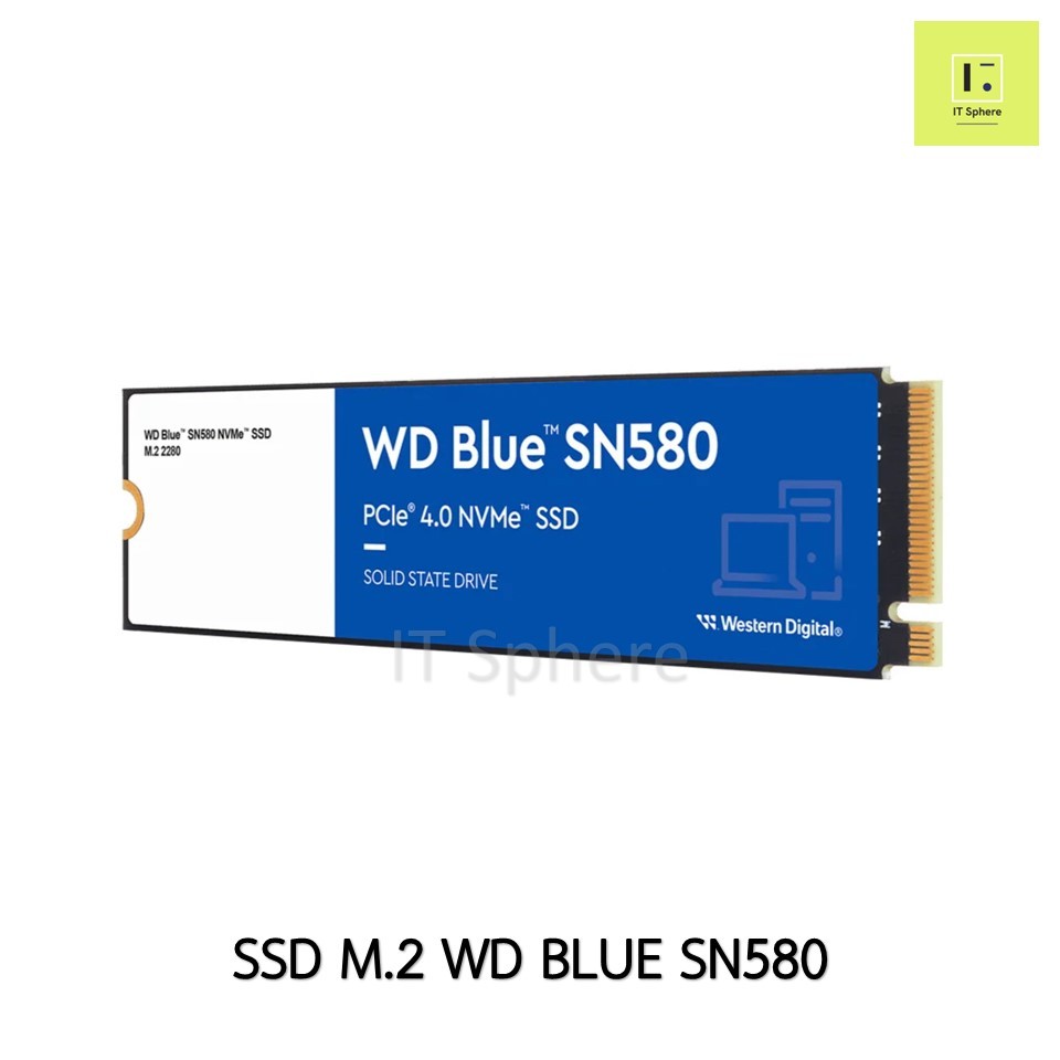 [ส่งด่วนทักแชท] GEN4 SSD M.2 WD BLUE SN580 250GB 500GB 1TB 2TB NVMe ...