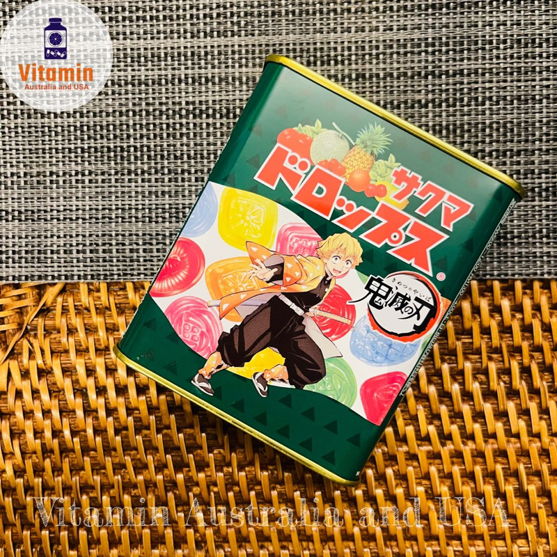 Sakuma Drops Candy Demon Slayer ซาคุมะดรอปส์ ลูกอม รสผลไม้ ลูกอมกระป๋อง ...