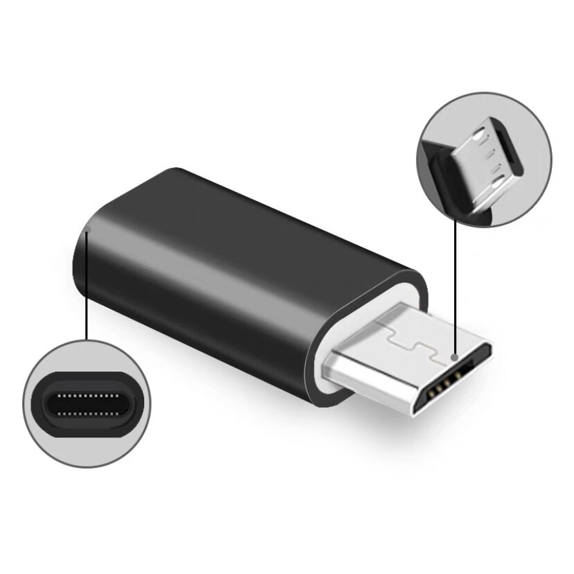อะแดปเตอร์ USB C ชายไปยัง IOS/Type-C/Micro For iPhone USB Female ...