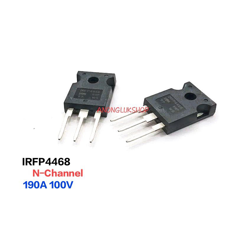 1ตัว 👉👉 IRFP4468 N-Channel Mosfet Transistor TO-247 มอสเฟต 190A 100V ...