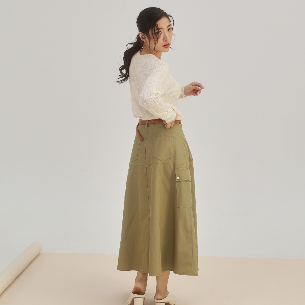 Jay cargo skirt กระโปรงยาว | Shopee Thailand