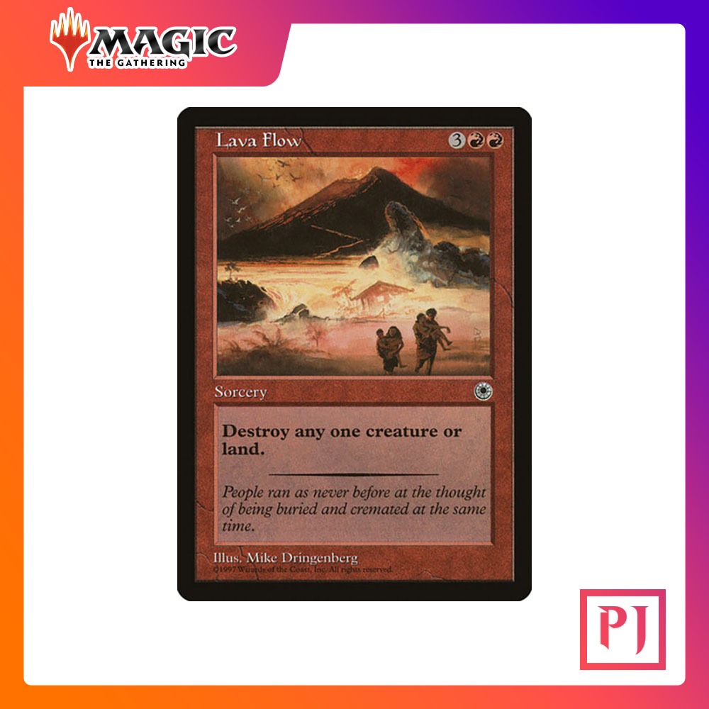 [MTG] Lava Flow [POR] [RED] [UNCOM] [NORMAL] [ENG] (การ์ดเมจิค / Magic ...