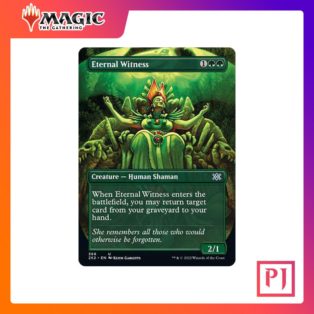 [MTG] Eternal Witness (Borderless) [2X2] [GREEN] [UNCOM] [NORMAL] [ENG] (การ์ดเมจิค / Magic the ...