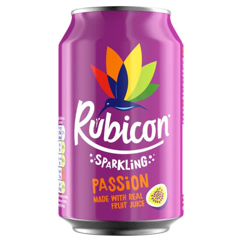 rubicon sparkling passion fruit drink 300ml. เครื่องดื่มสปาร์คกลิ้ง ...