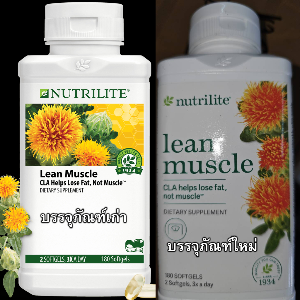 Nutrilite™ Lean Muscle💪CLA 500 - 180 เม็ด เผาผลาญไขมันไม่ลดกล้าม สายฟิต ...