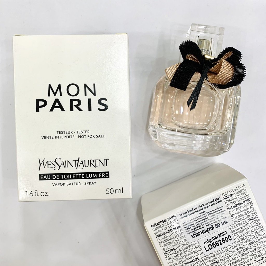 YSL MON PARIS LUMIERE EDT EAU DE TOILETTE 50ml (Tester Box) | Shopee ...