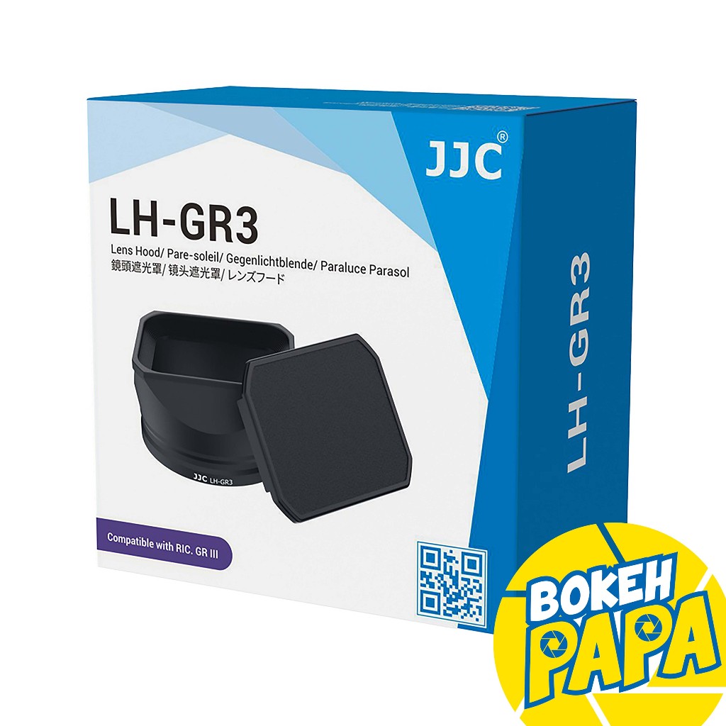 Hood RICOH GR3 / GR3X ยี่ห้อ JJC ( Metal Square Hood JJC Ricoh GR III / GR IIIX ฮู้ด เหล็ก โลหะ ...