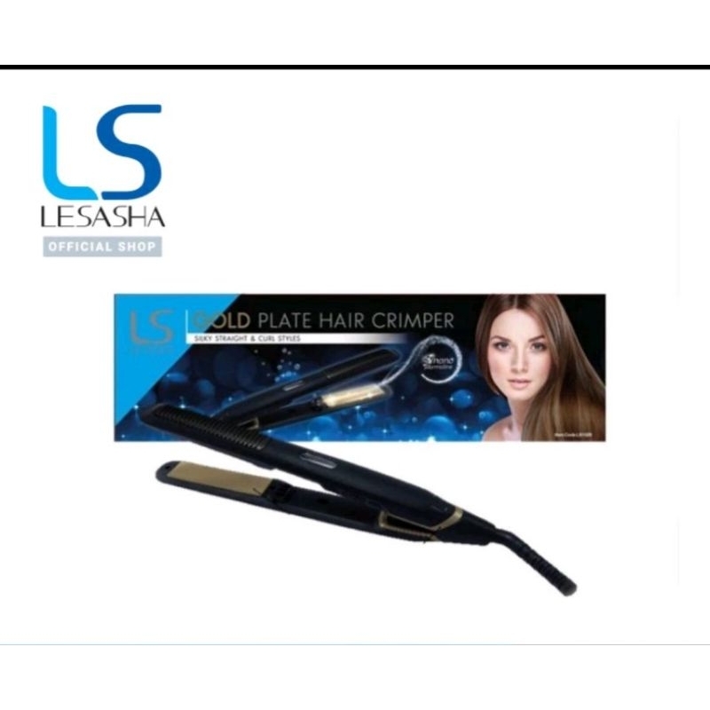 Lesasha เครื่องหนีบผม Gold Plate hair crimper รุ่น LS1028 ที่หนีบผม ...