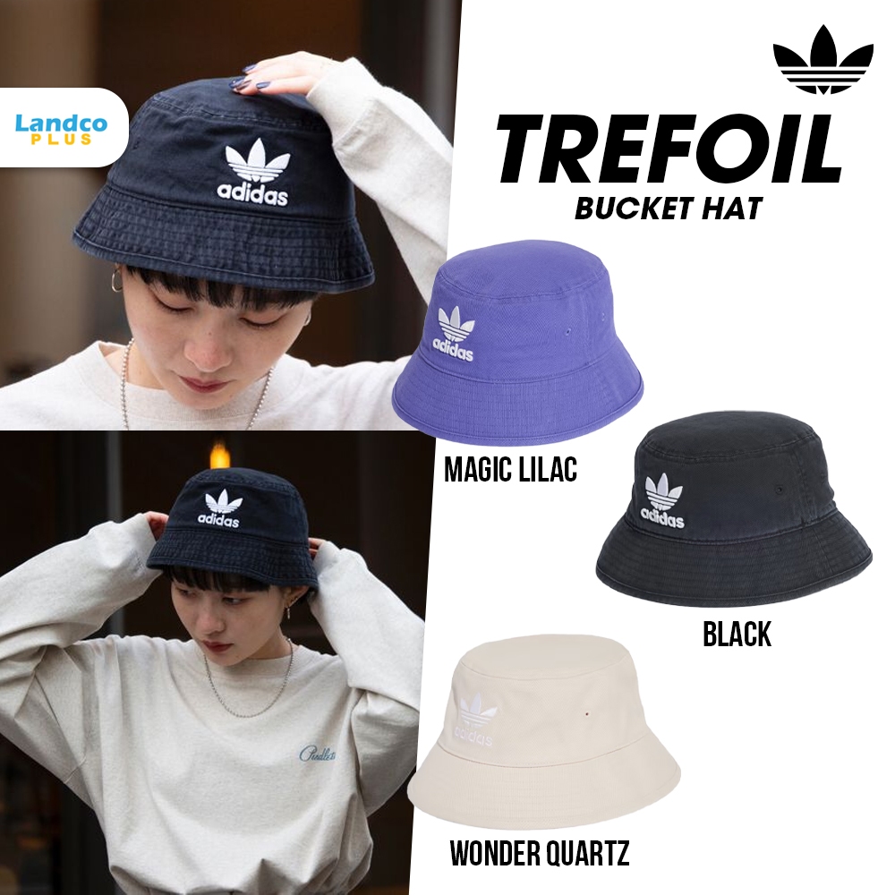 Adidas Collection อาดิดาส หมวกบักเก็ต หมวกปีกรอบ Adicolor Classic ...