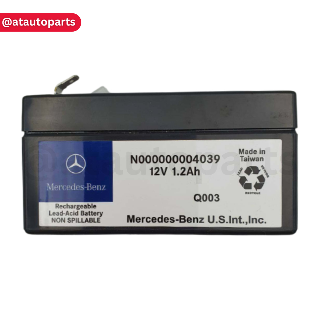 BENZแท้ แบตเตอรี่สำรอง 12V1.2Ah รุ่น W221 เบอร์ N000000004039 | Shopee ...