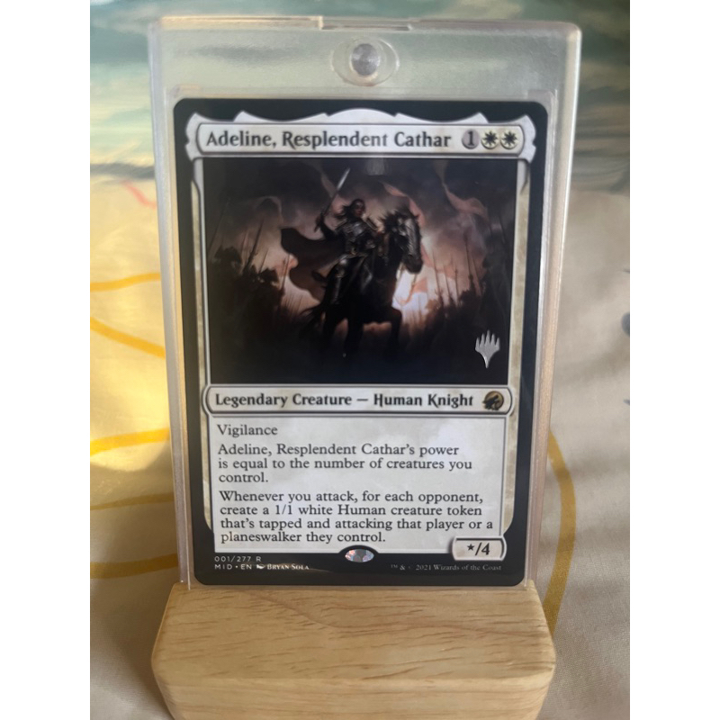 การ์ด MTG Adeline, Resplendent Cathar White Magic the gathering EDH ...