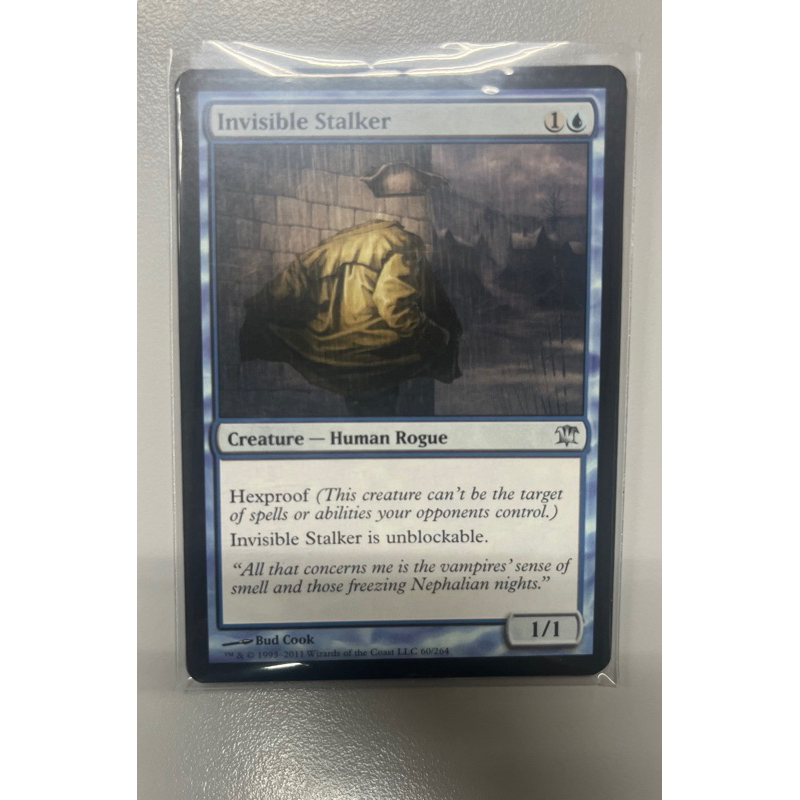 การ์ด MTG Invisible Stalker Blue Magic the Gathering EDH รุ่น ISD สภาพ ...