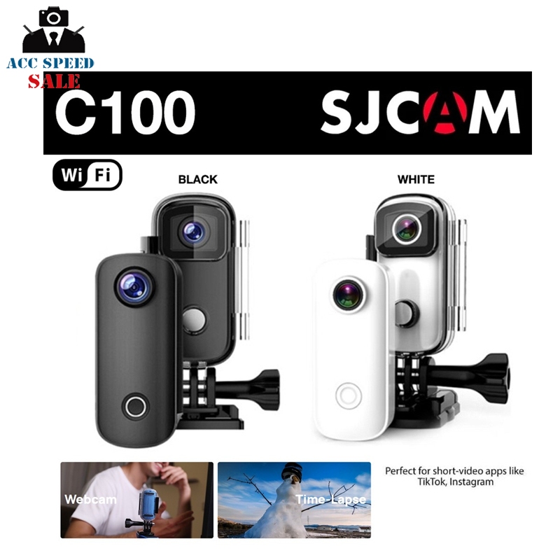 SJCAM C100 Small Mini Action Camera คมชัด1080P 30fps กล้องเเอคชั่น ...