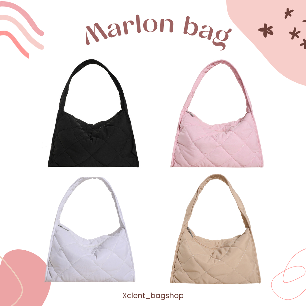 (พร้อมส่ง) Marlon bag กระเป๋าสะพายข้างน่ารักๆ รุ่นนี้สามารถใส่ Ipad ได้ ...