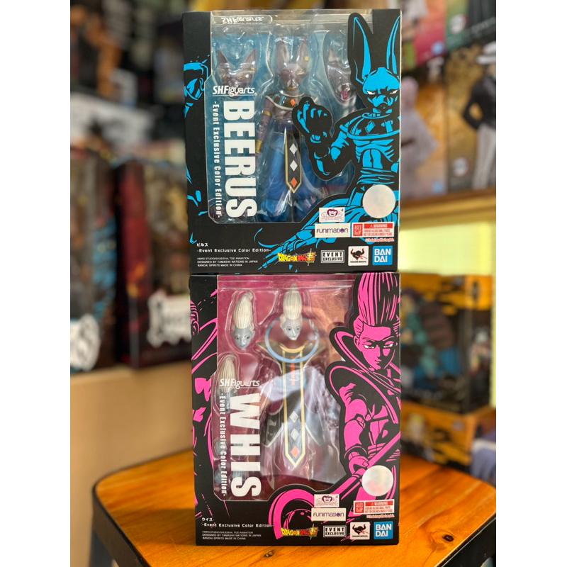 S.H. Figuarts Beerus & Whis -Event Exclusive Color Edition- Bandai ...