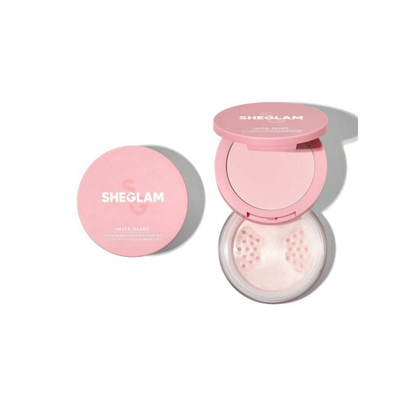 พร้อมส่ง SHEGLAM INSTA-READY FACE & UNDER EYE SETTING POWDER DUO ...