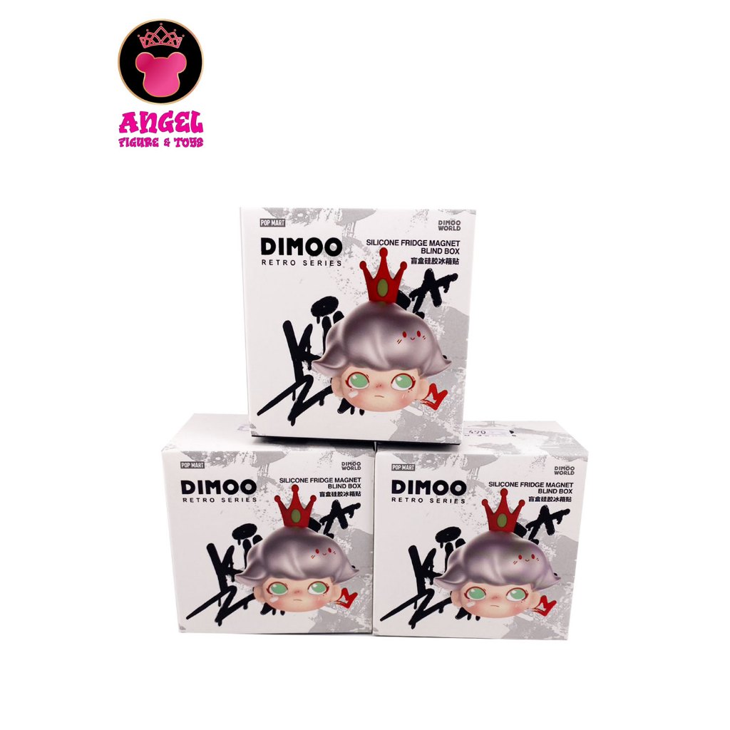 POP MART พร้อมส่ง - Dimoo Retro Series Fridge Magnet Blind Box กล่อง ...