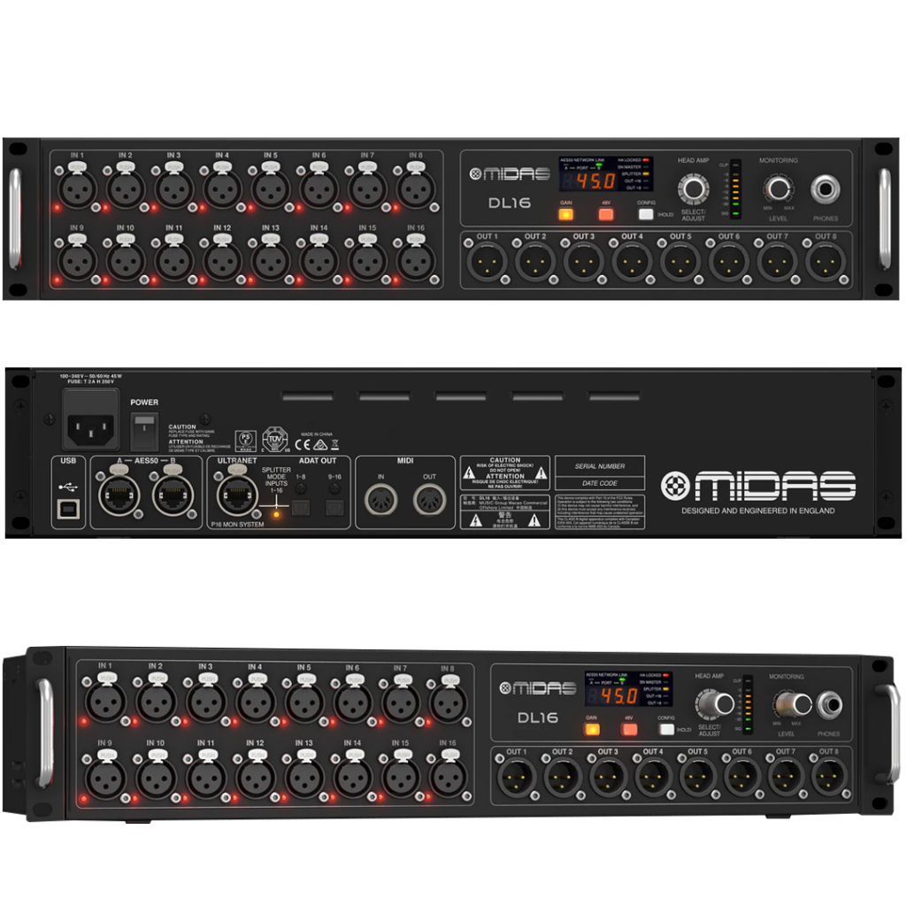 MIDAS DL16 เสตจบ๊อกซ์ 16 Input, 8 Output Stage Box | Shopee Thailand