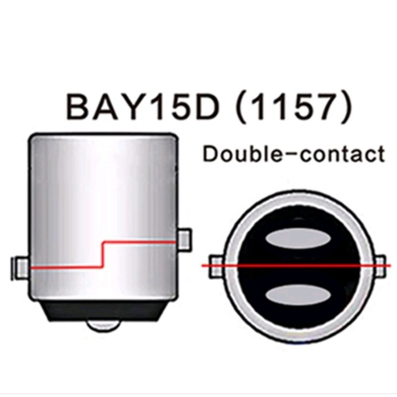 : ไฟเบรค ไฟเลี้ยว ไฟถอยประเภทอินเทอร์เฟซ: BA15D (1157)(1156)สำหรับ ...