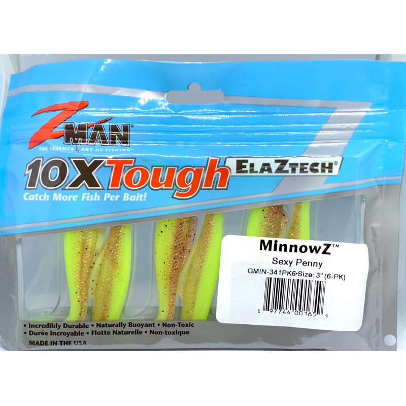 ปลายาง Z MAN MINNOWZ 3" ของแท้100% | Shopee Thailand