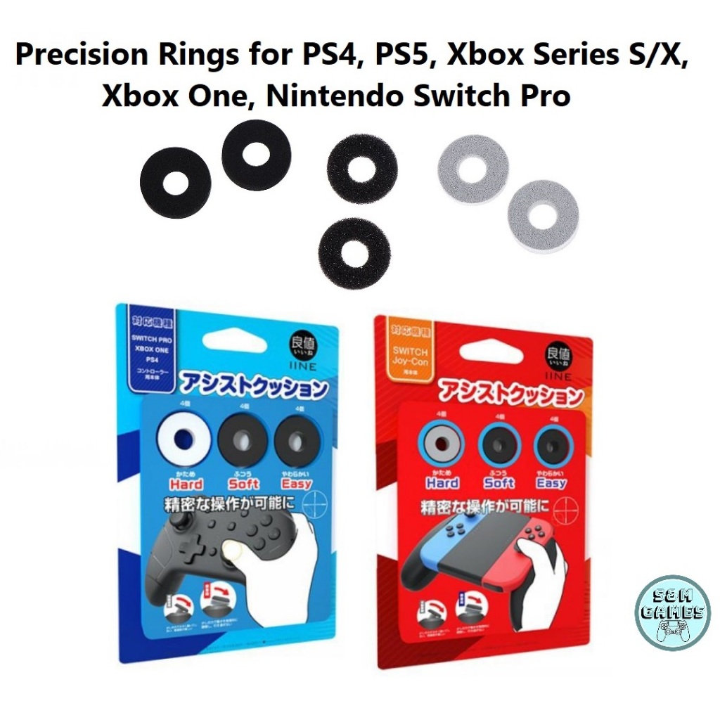 แท้ IINE Precision Rings (3-6คู่) PS4 PS5 XboxOne SeriesX Nintendo Pro ...