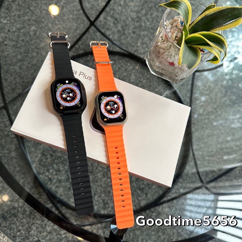 N8 Ultra Plus Smartwatch 49 MM ได้สายทั้งหมด 2 เส้น เคสเลือกสีได้ 1 อัน ...
