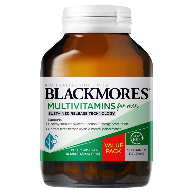 พร้อมส่งBlackmores Multivitamin For Men Sustained Release 60, 150 เม็ด | Shopee Thailand
