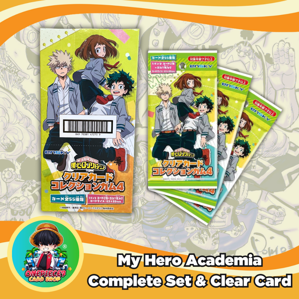 My Hero Academia Complete Set & Clear Card | Shopee Thailand
