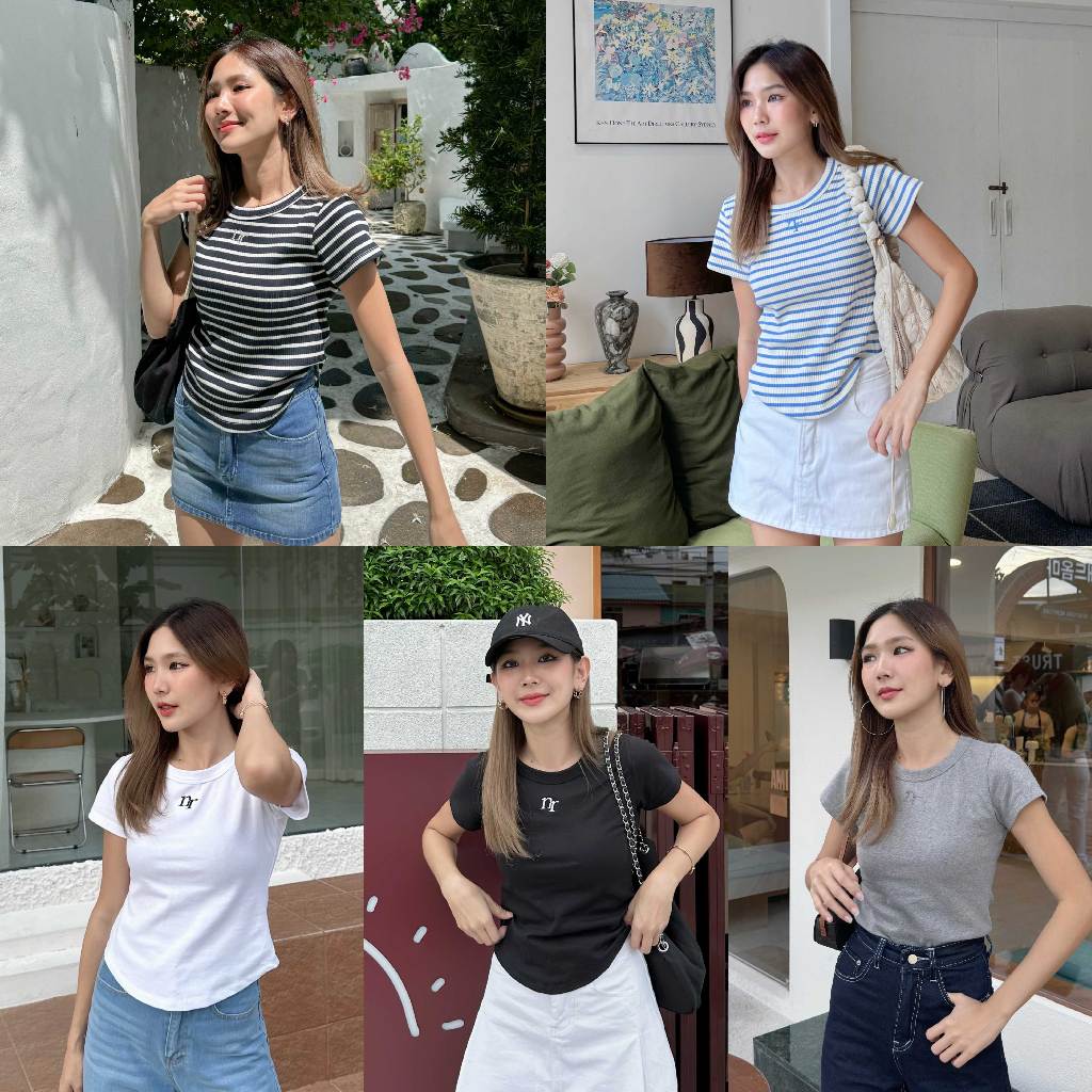 NICHARISSHOP - เสื้อยืด รุ่น Basic Tee | Shopee Thailand