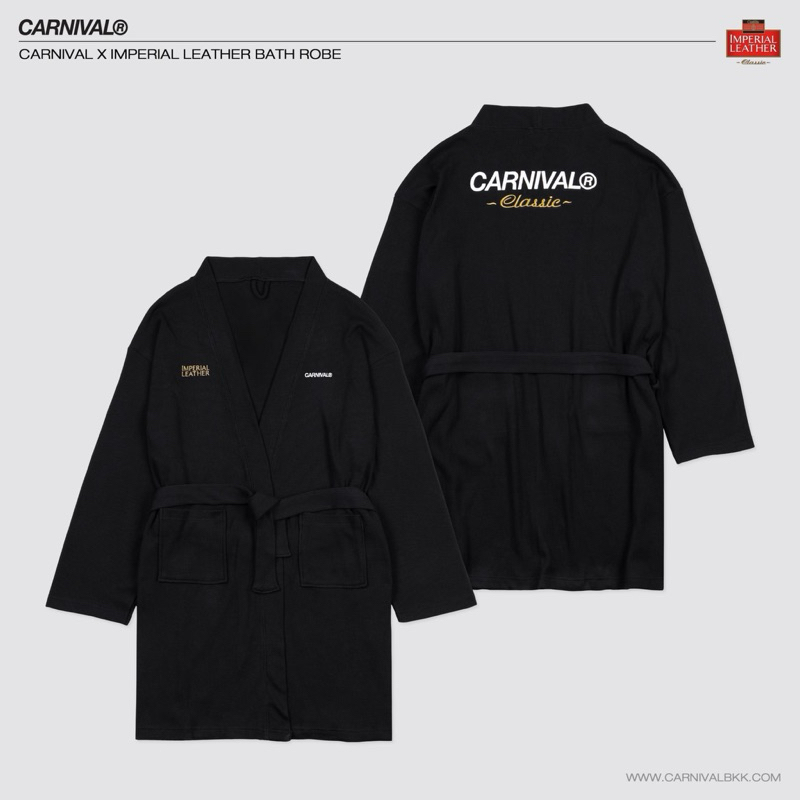 ชุดคลุมอาบน้ำ CARNIVAL X IMPERIAL LEATHER BATH ROBE | Shopee Thailand