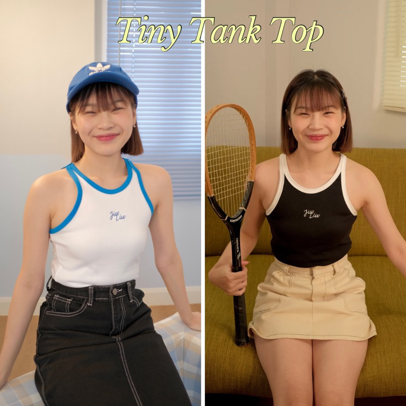 Tiny Tank Top เสื้อกล้ามตัวยาว | Shopee Thailand