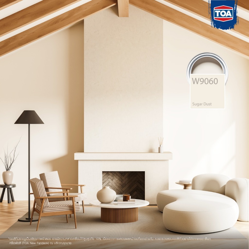 TOA สีทาบ้าน เฉดสี W9060,W9078,W9089,W9139 4SEASONS "1แกลอน" (กึ่งเงา ...