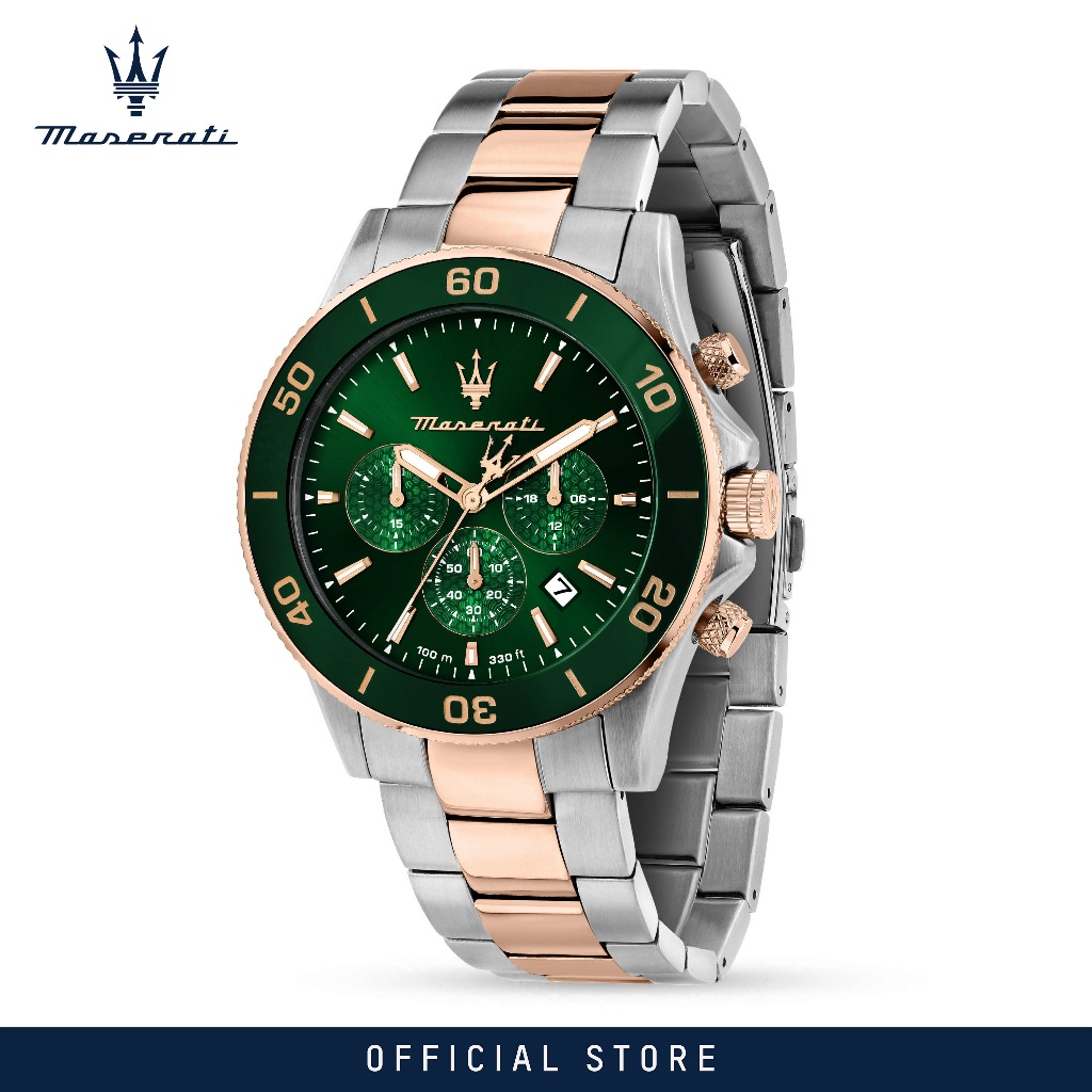 【2 Years Warranty】 Maserati Competizione 43mm Men's Quartz นาฬิกาข้อมือ ...
