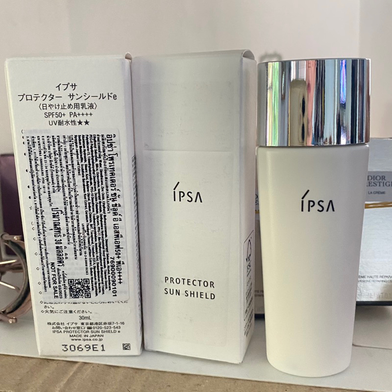 ป้ายไทย แพคเกจใหม่ปี2024 IPSA Protector Sun Shield E SPF50+ PA++++ 30ml. | Shopee Thailand
